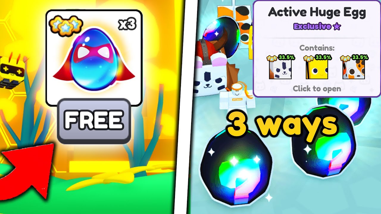 I Found 3 Ways To Get Active Huge Eggs In Pet Simulator 99 Alien Update