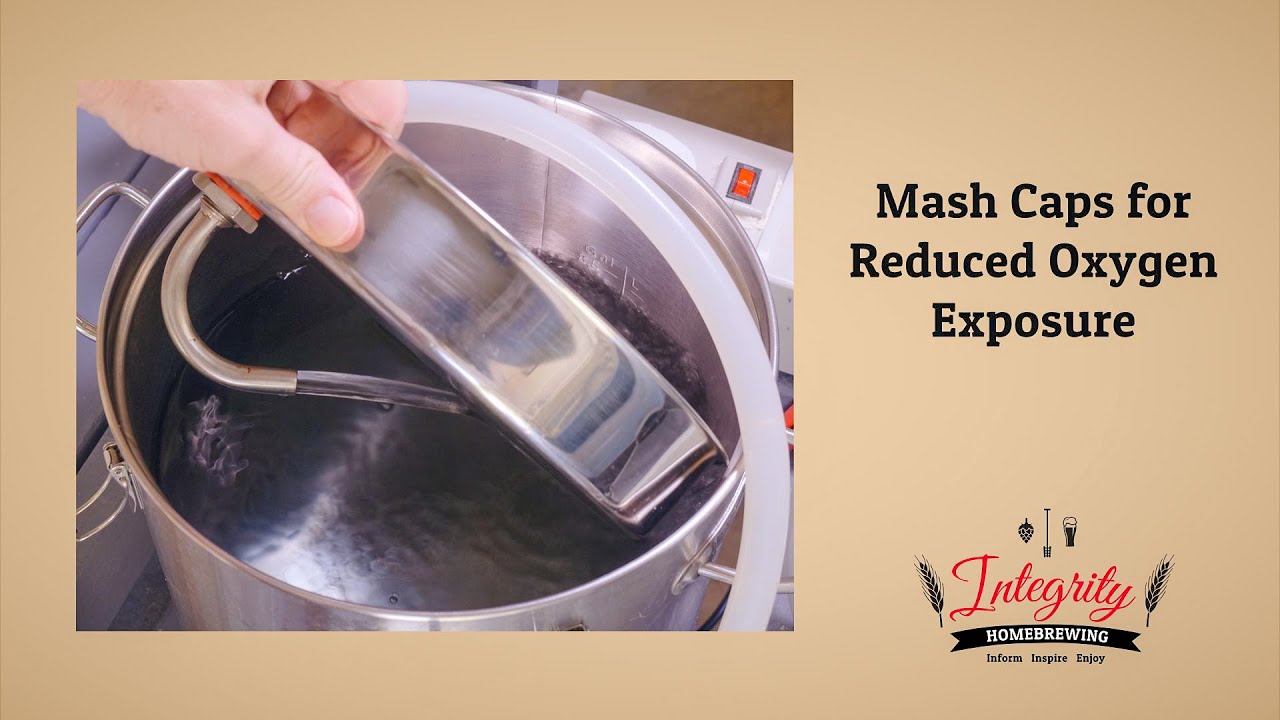 Mash Caps for Reduced Oxygen Exposure - YouTube