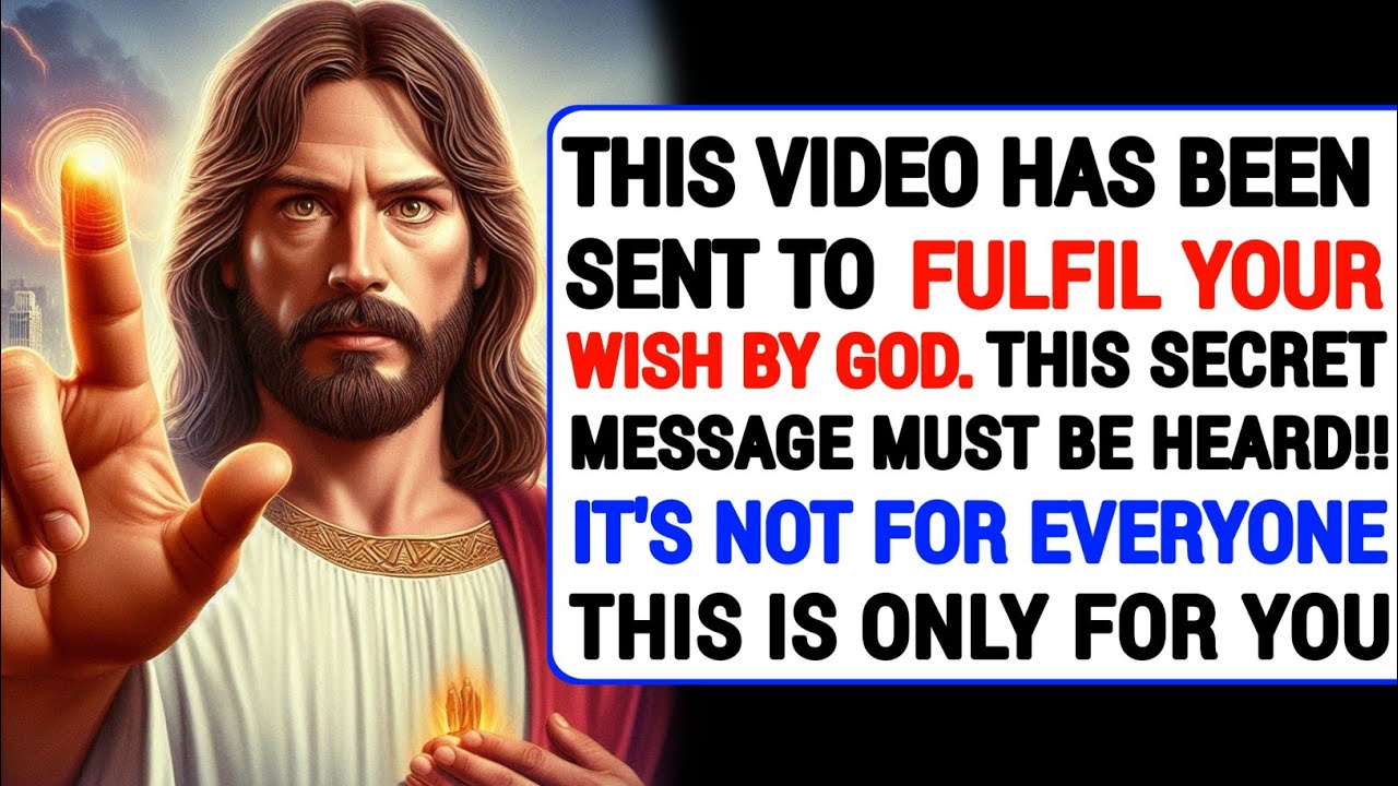 🛑 GOD SAYS: THIS SECRET MESSAGE MUST BE HEARD!! | GOD MESSAGE TODAY | # ...