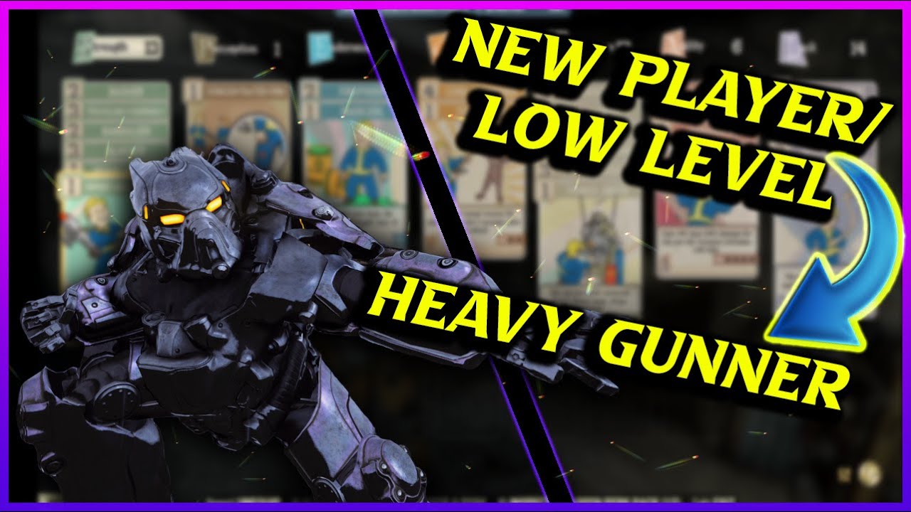 [Fallout 76] - Low Level Heavy Gunner! - YouTube