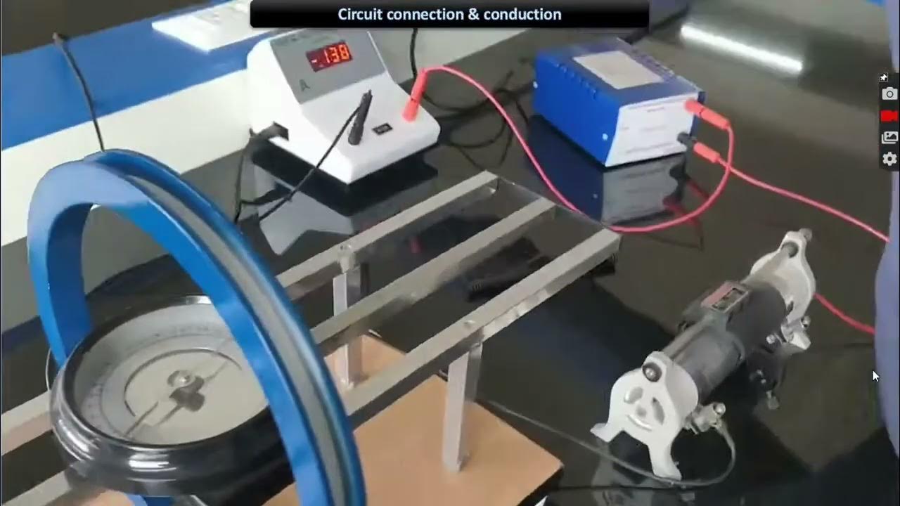 Magnetic Field Intensity Experiment , VTU PHYSICS LAB EXPERIMENTS - YouTube