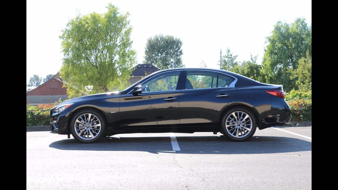 2019 INFINITI Q50 3.0t LUXE AWD is a 300-hp AWD Luxury Rocket! - YouTube