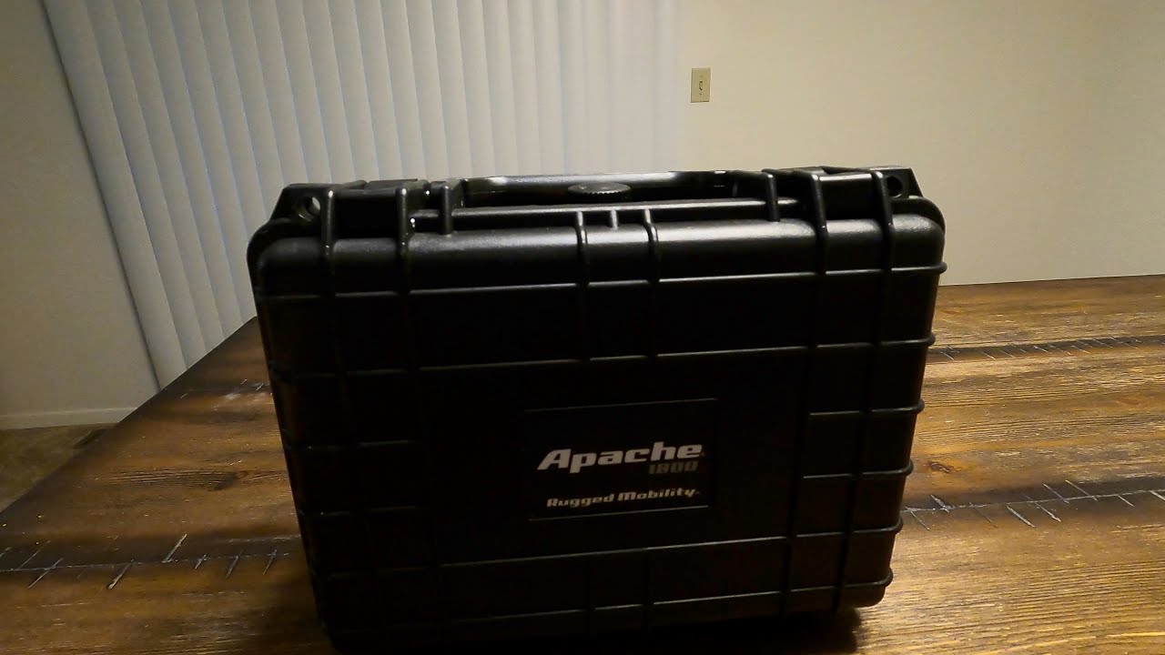 Apache 1800 Case Review from Harbor Freight - YouTube