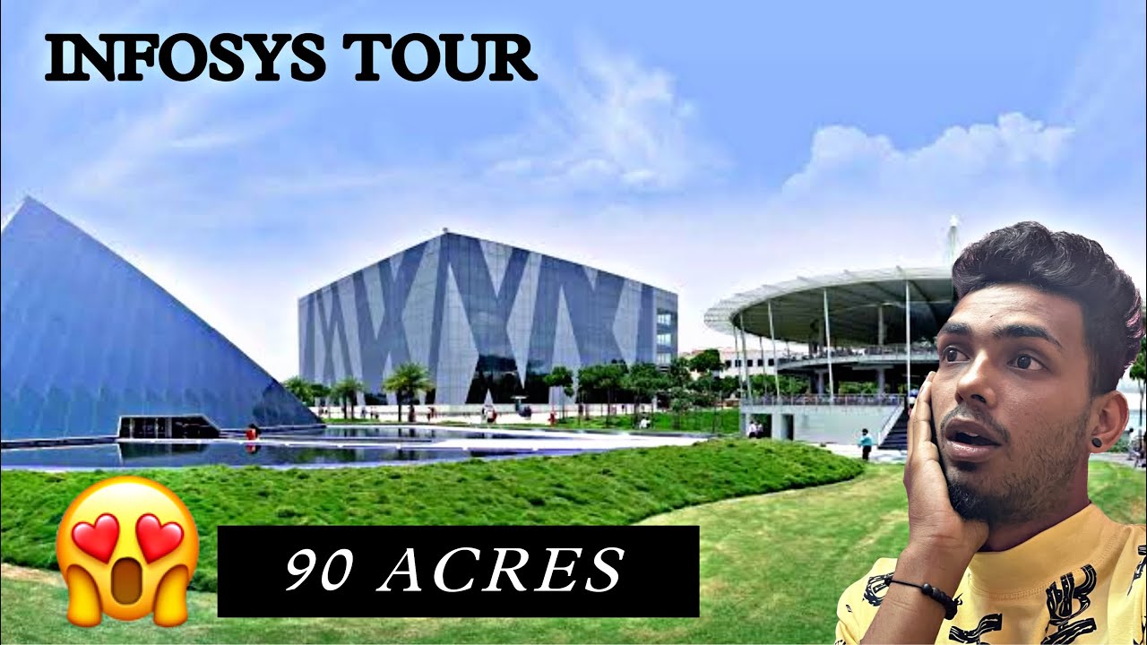 Infosys Bangalore Tour || 90 acres Buildings😨 let’s explore campus from ...