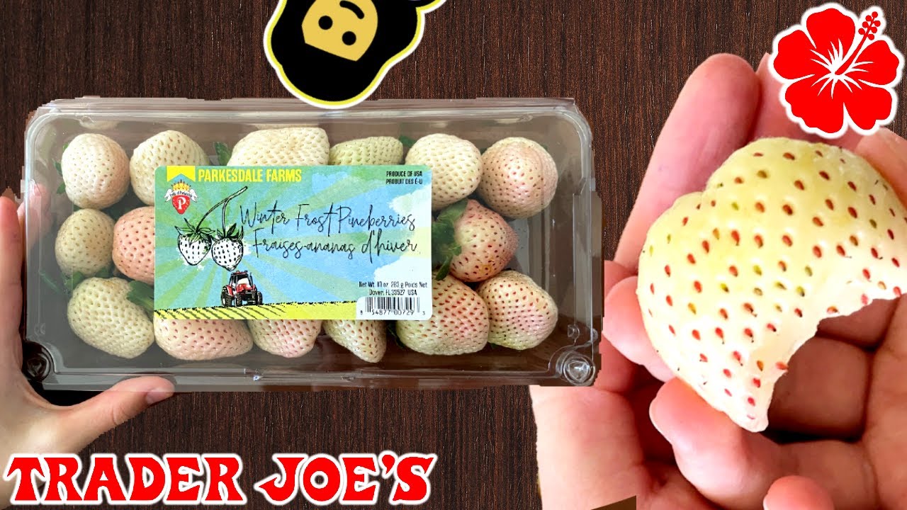 Winter Frost Pineberries - Trader Joe’s Product Review - YouTube