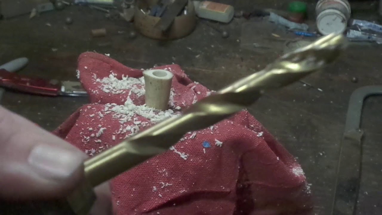 Making a Powder Measure Out of an Antler - YouTube