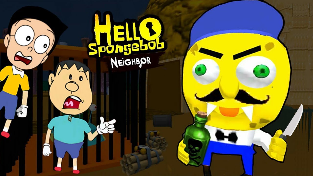 HELLO NEIGHBOR JESI GAME || Hello Spongebob Neighbor Game | Deewana and ...