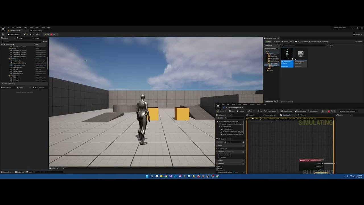 Interaction System - Zoom In/Out and Change Camera - YouTube