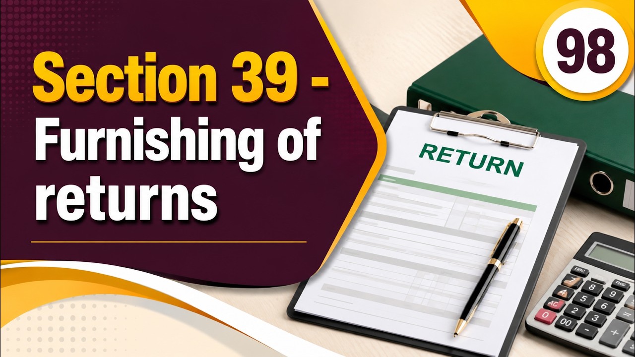 Section 39 - Furnishing of returns | GSTR 3B | PMT-06 Payment Challan ...