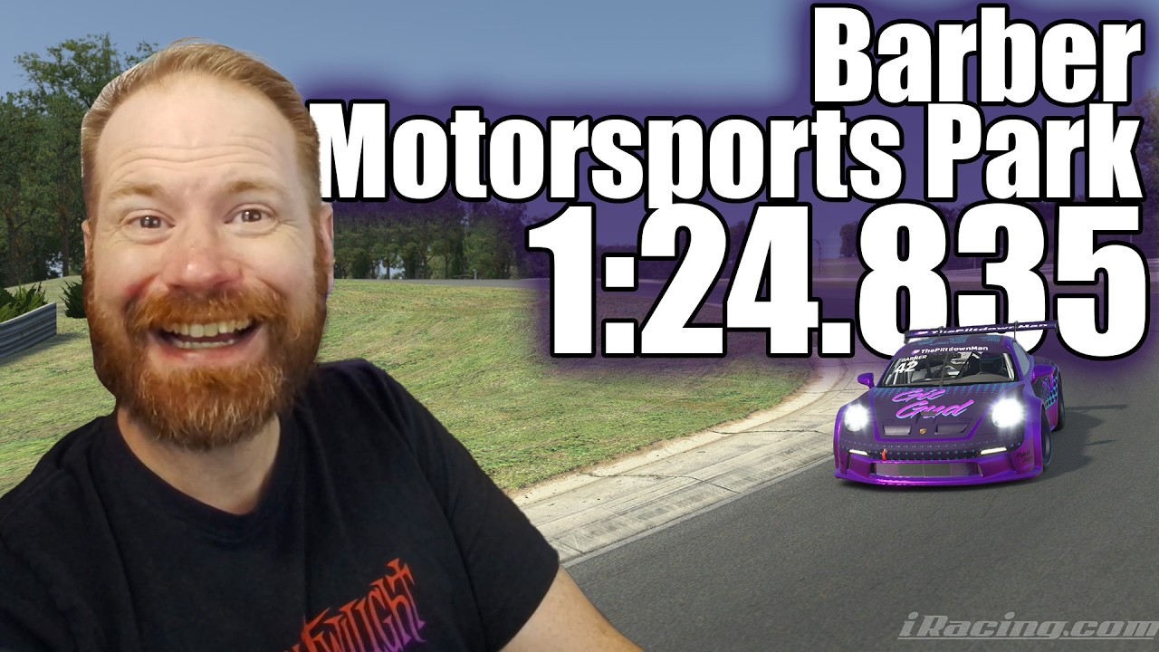 Barber Motorsports Park Track Guide | iRacing Porsche GT3 Cup - YouTube