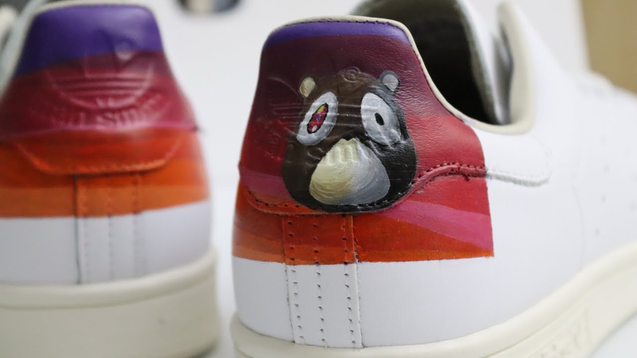 Kanye's Graduation Time Lapse | Custom Shoe Art #5 - YouTube
