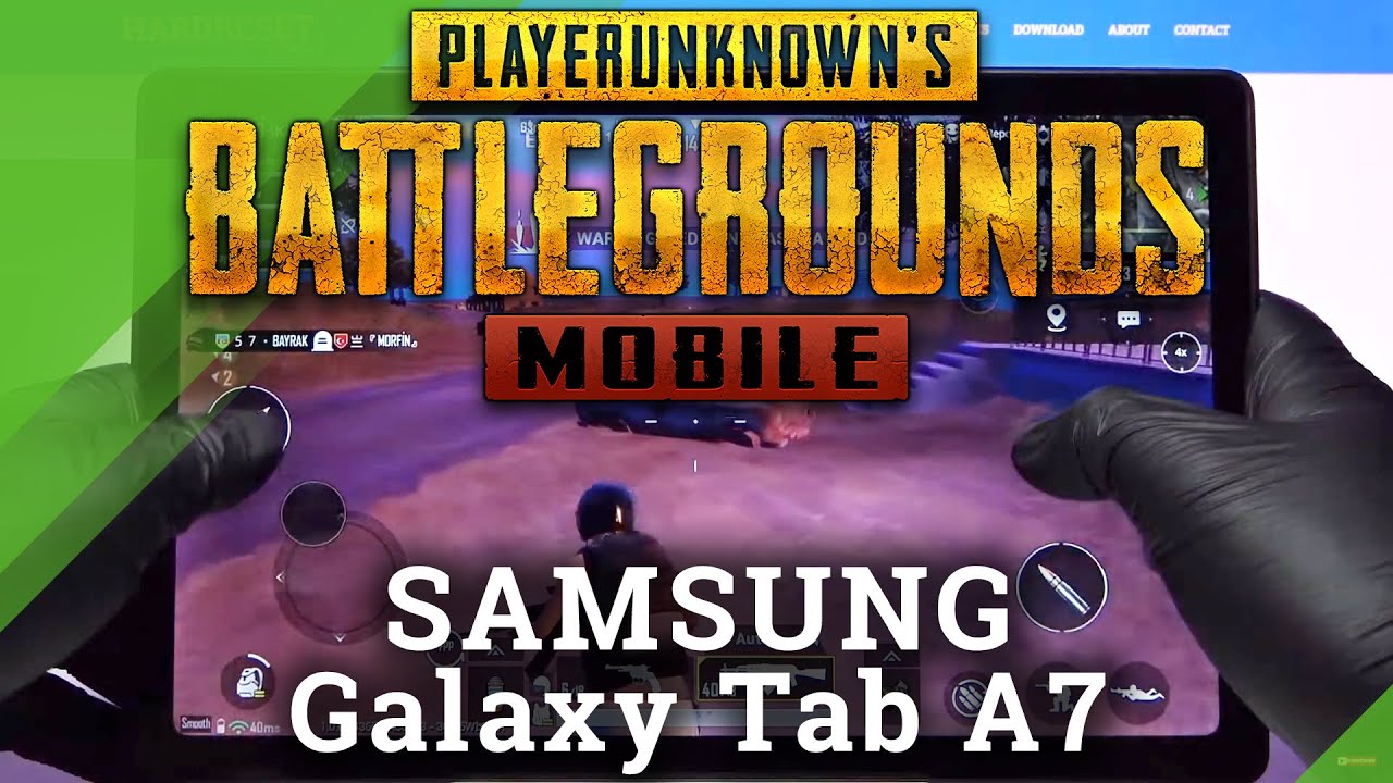 PubG Gameplay on Samsung Galaxy Tab A7 – Top Battle Royale Game / PubG ...