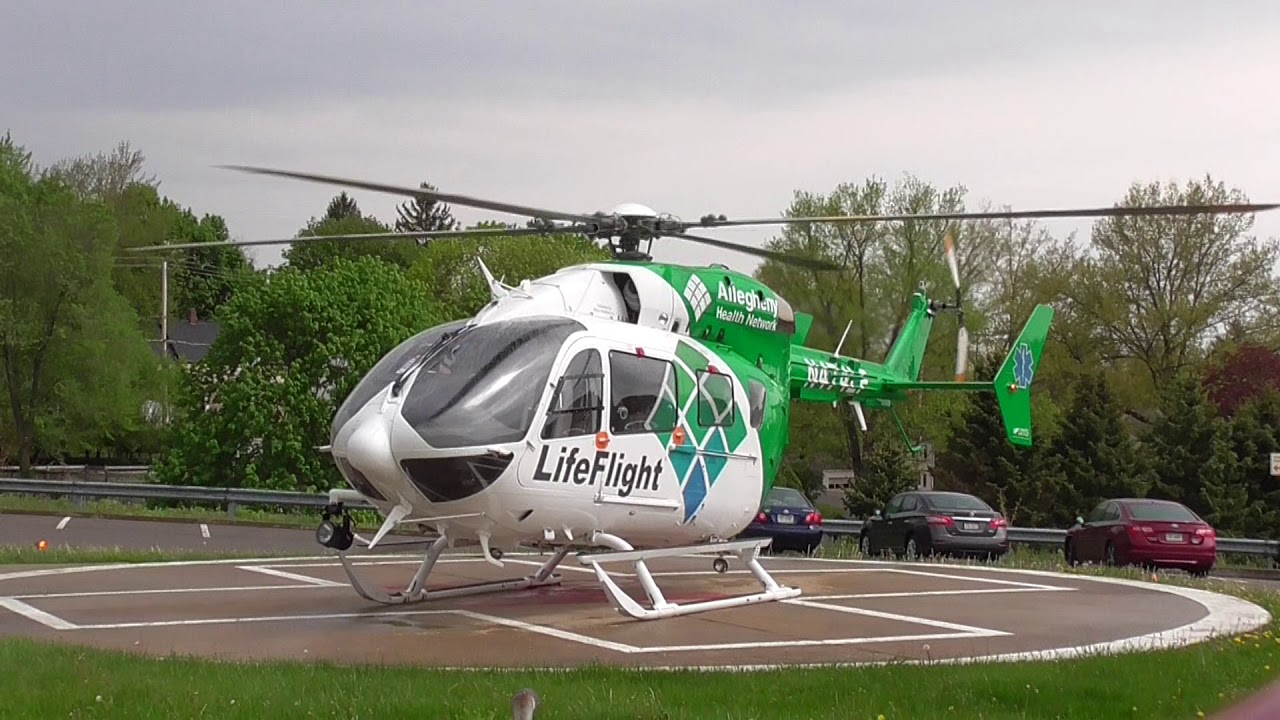 Helicopter EC-145 MBB BK-117C-2 Life Flight HEMS Air Ambulance. Full ...