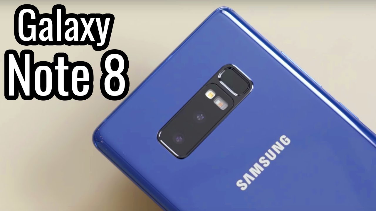 Galaxy Note 8 : Une Bombe ! (qui explose pas) - YouTube