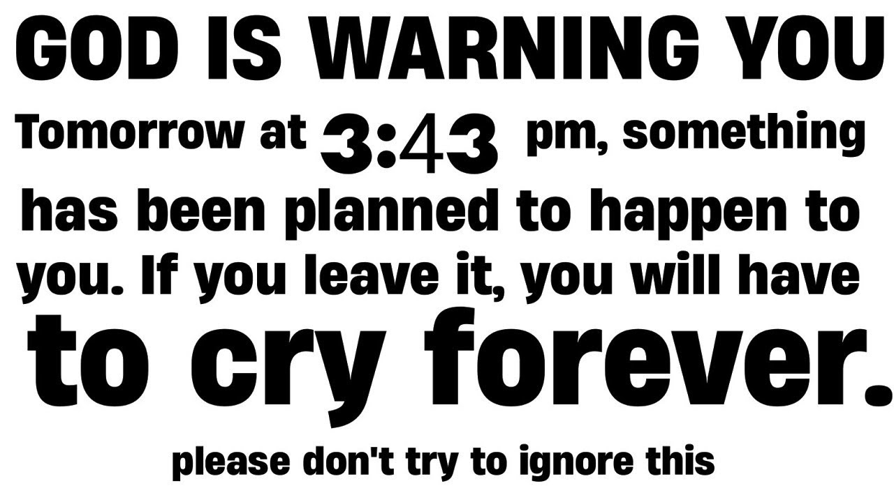 god message to you God warning to you | Jesus says | God Message For ...