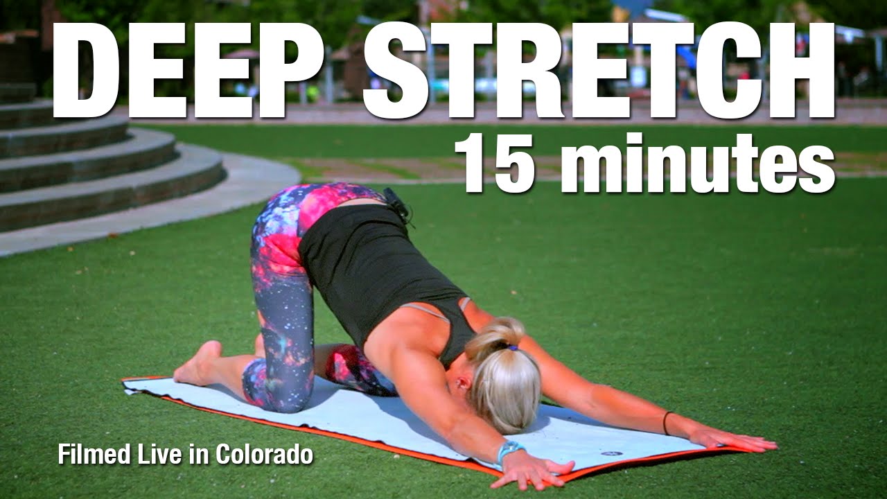 Deep Stretch Yoga Class - 15 Minutes - Five Parks Yoga - YouTube