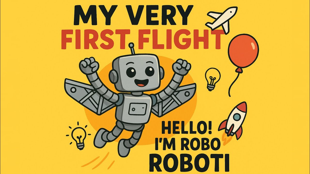 🚀 My First Flight | The Story of Robo Robati 🤖 ️ - YouTube