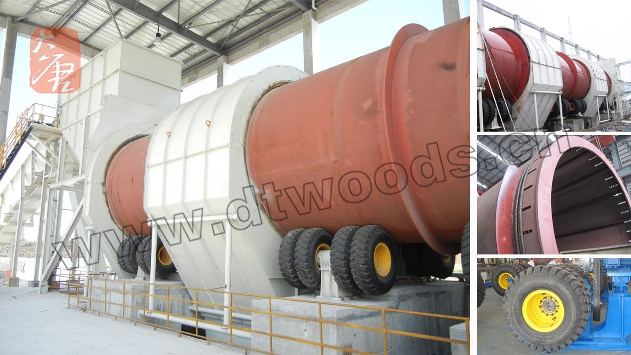 Wood Debarker Machine—Drum Type Debarker - YouTube