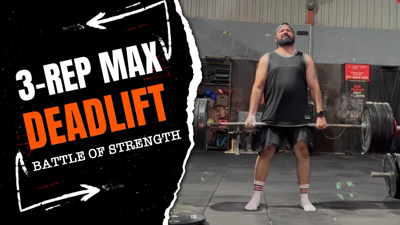 🔥Maxed Out | 3-Rep Max Deadlift | Adapt Fitness Club | Dwarka ...