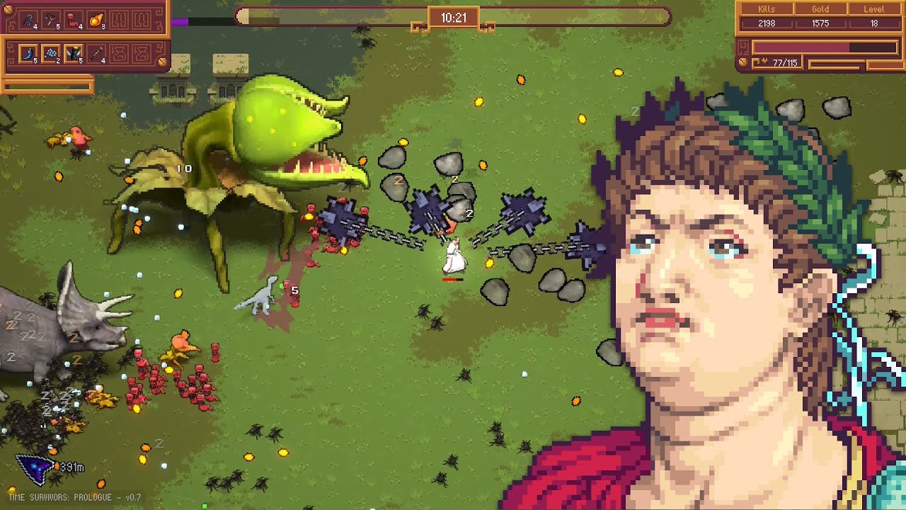 Nero fights with Veggie Wolf Giant and Triceratops - YouTube