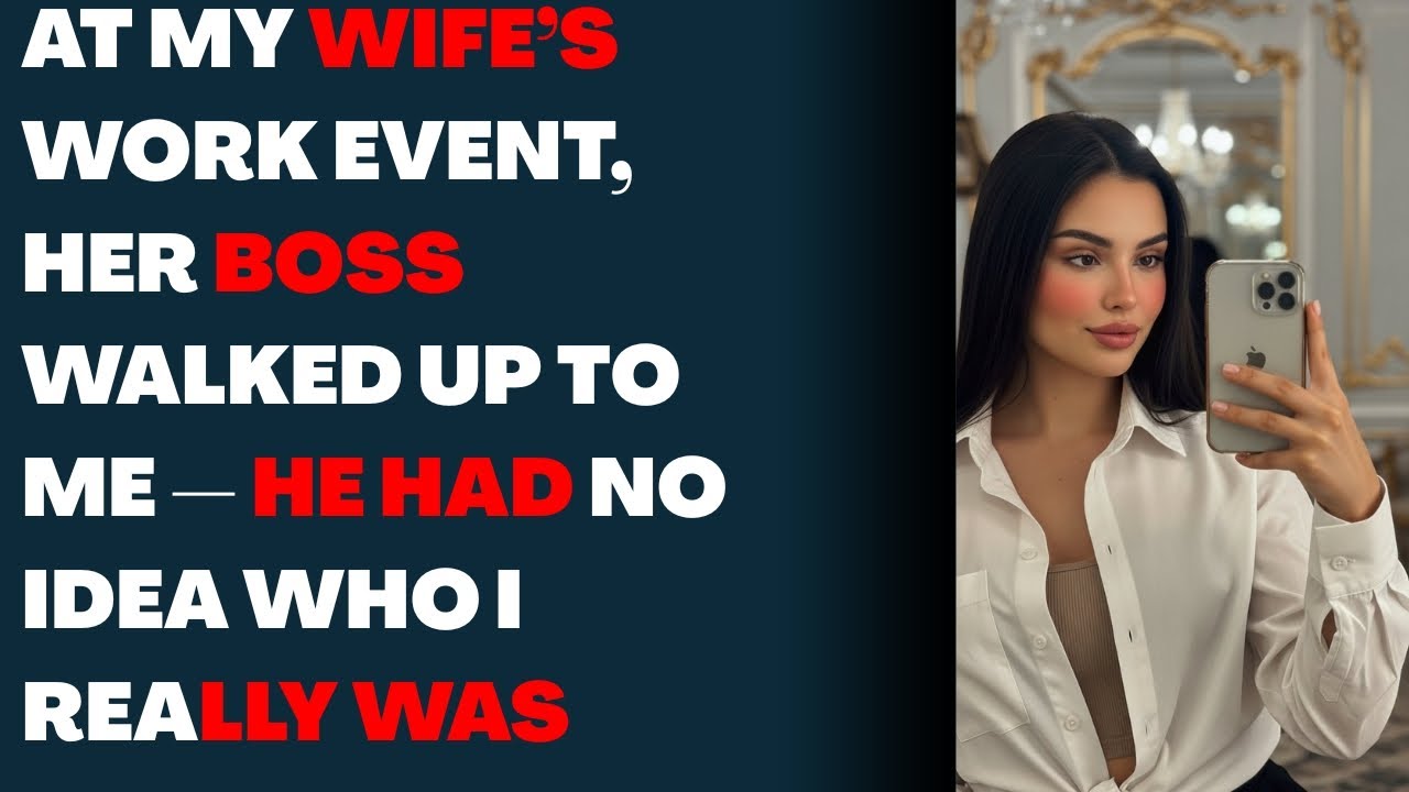 At My Wife’s Work Event, Her Boss Walked Up to Me — He Had No Idea Who I Really Was - YouTube