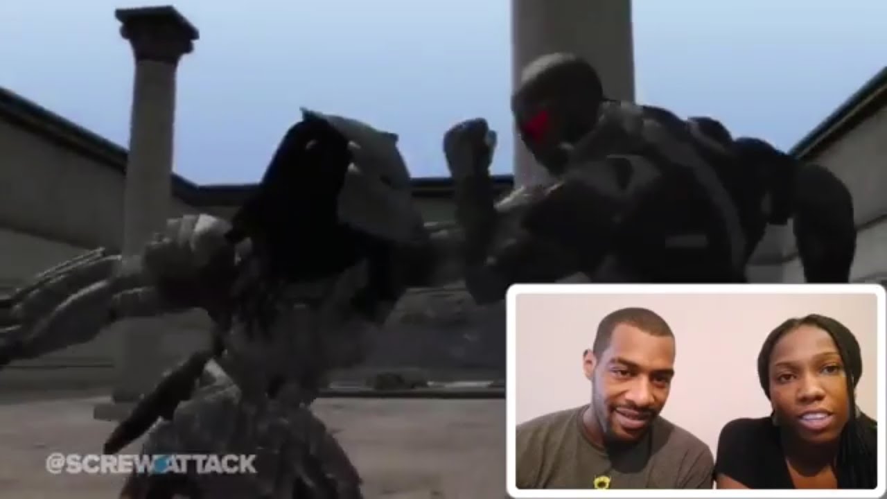 DBX: Predator vs. Prophet from Crysis (ScrewAttack!) -- K&D Reacts ...