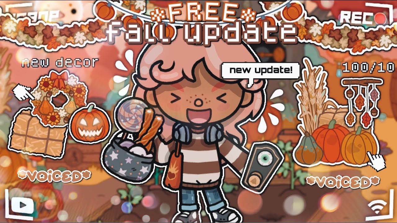 *FREE* TOCA FALL UPDATE 🤭🧡🍂 | *VOICED 🔊* | NEW TOCA UPDATE ⭐️| Toca ...