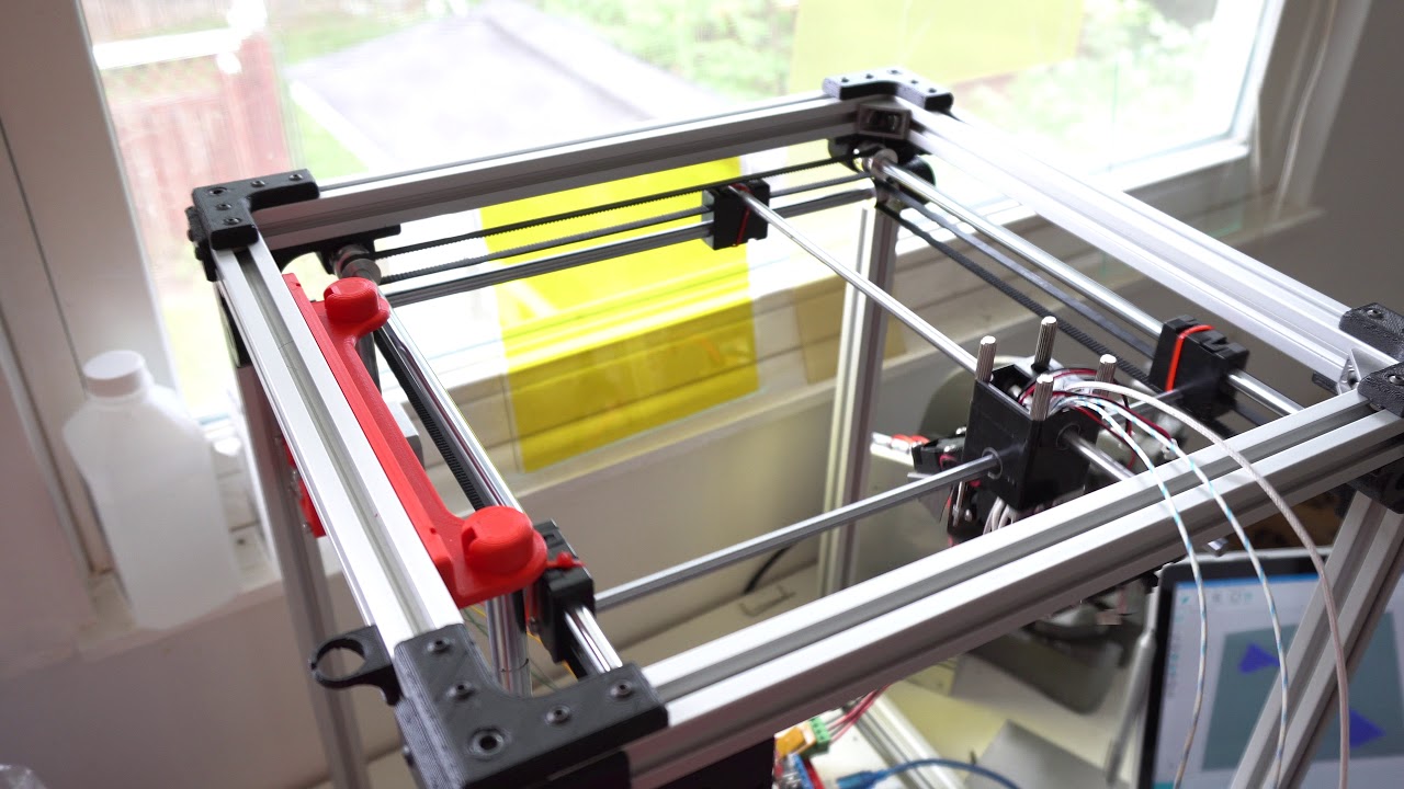 Ultimaker 2 build gantry stress test - YouTube