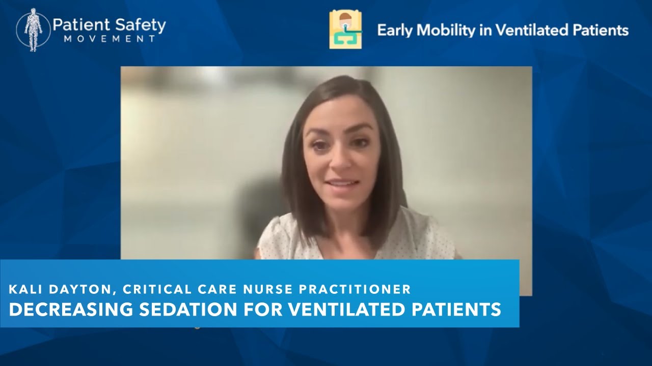 Decreasing Sedation for Ventilated Patients to Encourage Ambulation ...