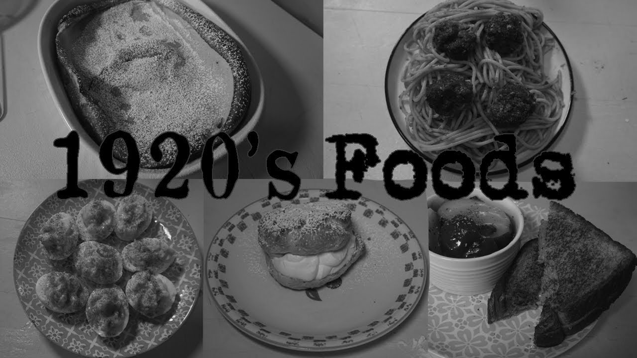 5 Simple Recipes / 1920's Foods / 1920's Breakfast, Lunch, Snack ...