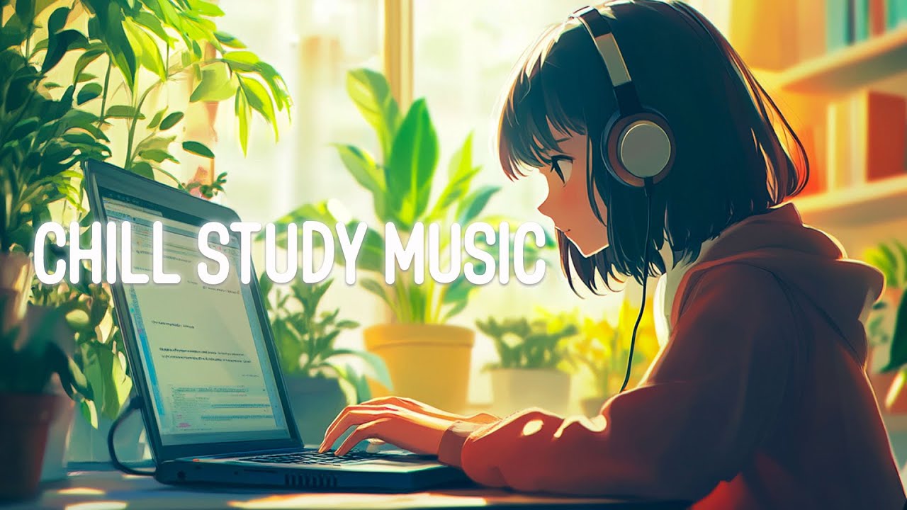 Chill Study Music 🧡 Study And Work With Relaxing Lofi Hip-Hop Beats 📚 ...
