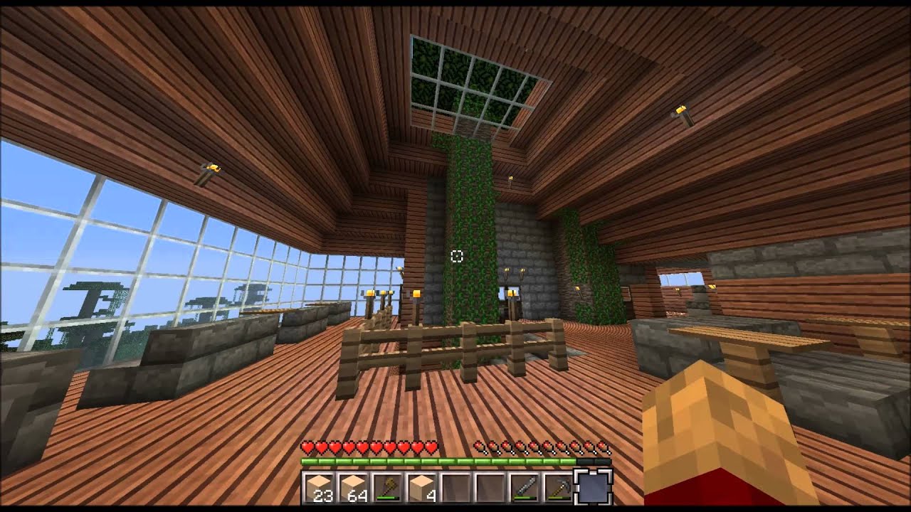 MineCraft Tree House Mansion! - YouTube