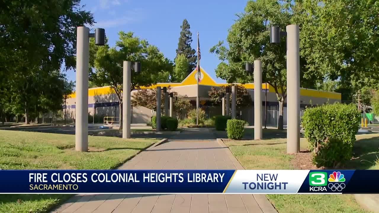 Colonial Heights Library closes doors for repairs after fire - YouTube