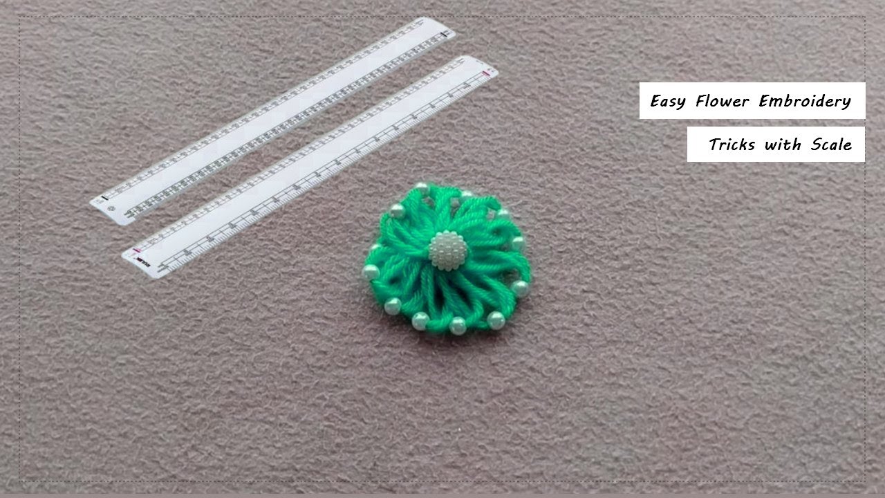 DIY Easy flower Tricks with Scale | Creative - YouTube