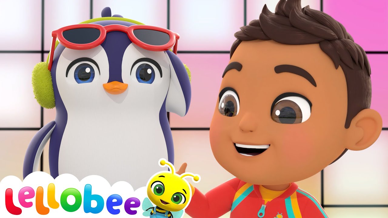 The Penguin Dance | Lellobee by CoComelon | Sing Along | Nursery Rhymes ...