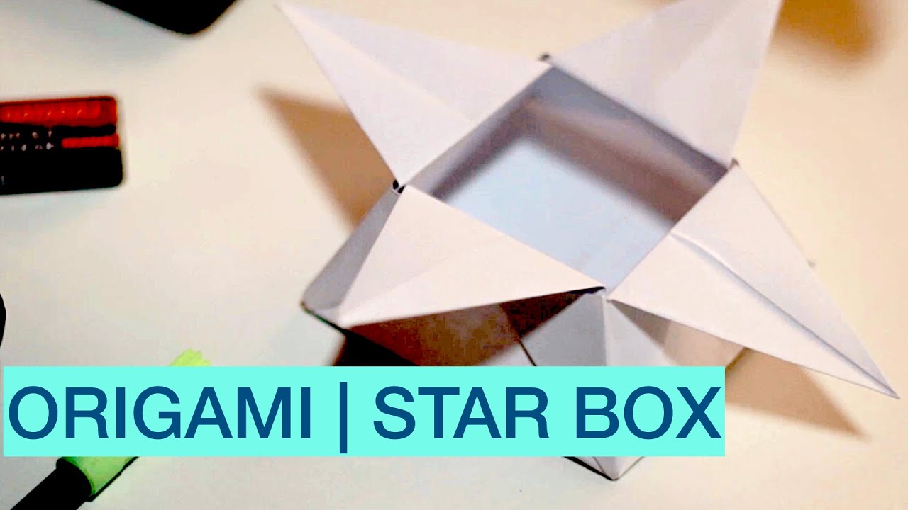 ORIGAMI | Office activity | Star box tutorial - YouTube