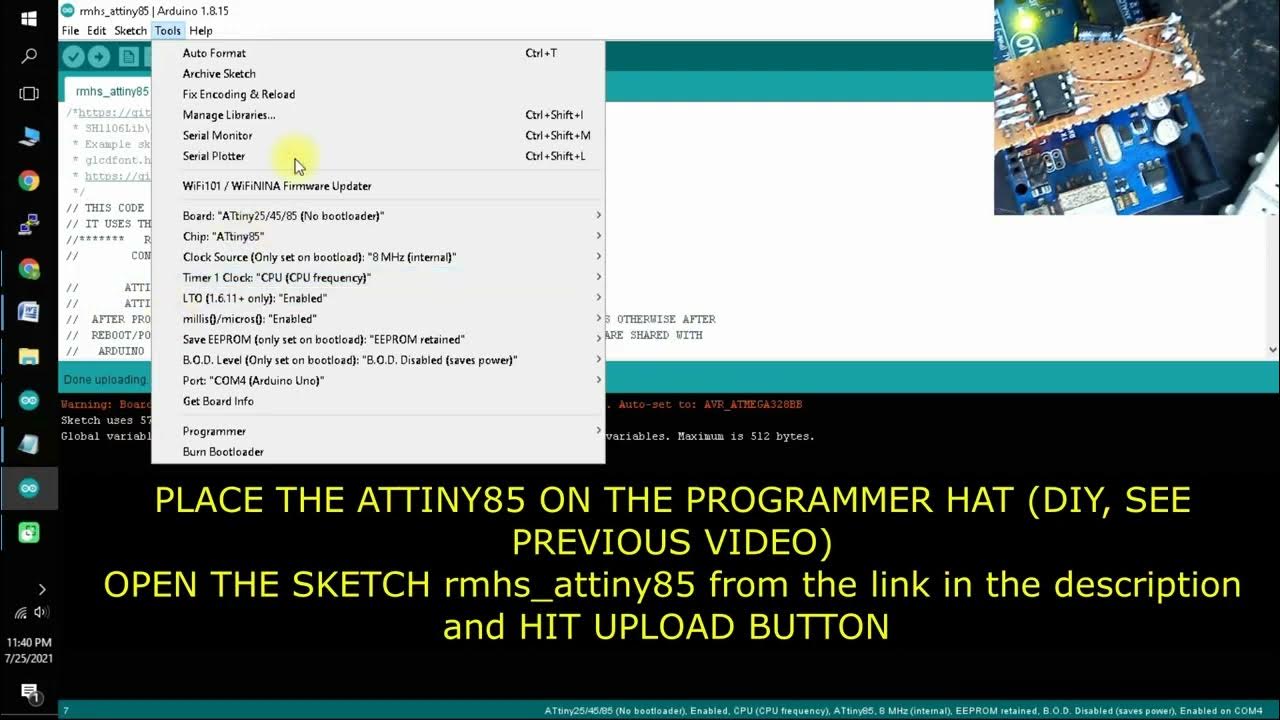 PROGRESS BAR ANIMATION OLED WITH ARDUINO ATTINY85 - YouTube