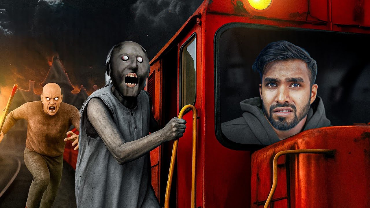 TRAIN ESCAPE FROM GRANNY AND GRANDPA'S | TECHNO GAMERZ - YouTube