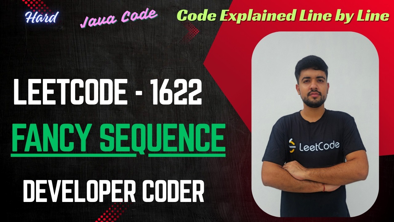 Fancy Sequence | LeetCode 1622 | Java Code | Developer Coder - YouTube