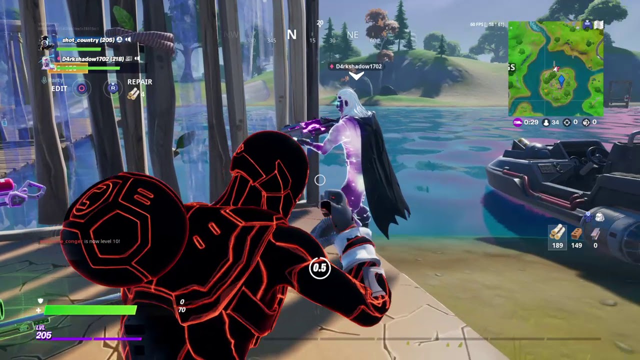 Playing fortnite with my Dad - YouTube