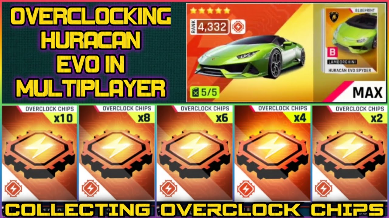 Asphalt 9 - I OVERCLOCKED HURACAN Evo in Multiplayer 🤭 OVERCLOCK ...