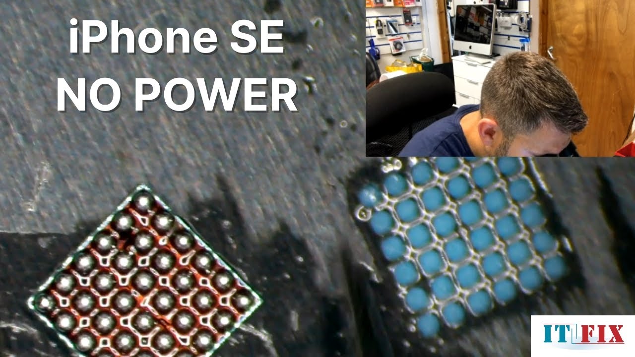 iPhone SE U2 IC Replacement VCC Short circuit - YouTube