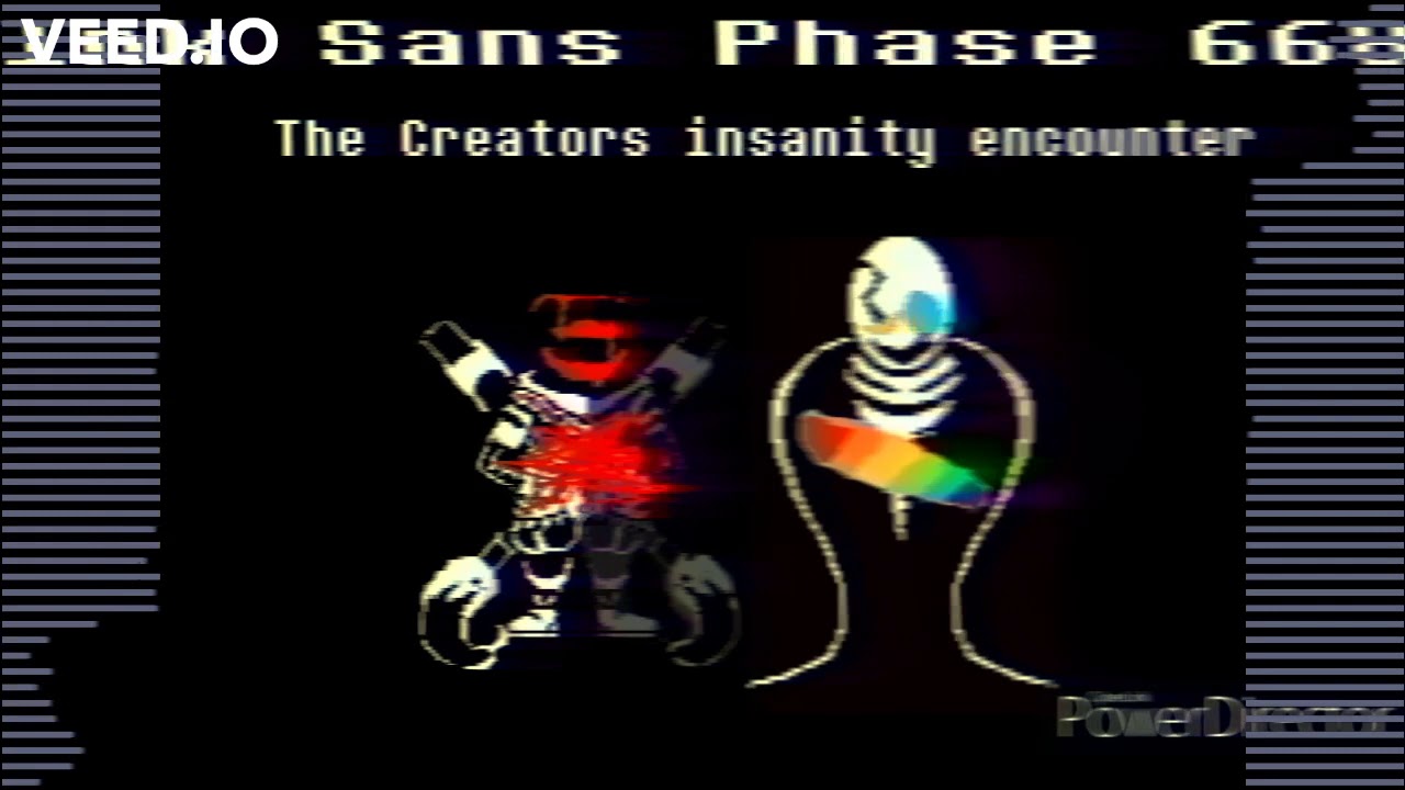 Ink sans phase 668 (The creators insanity encounter) - YouTube