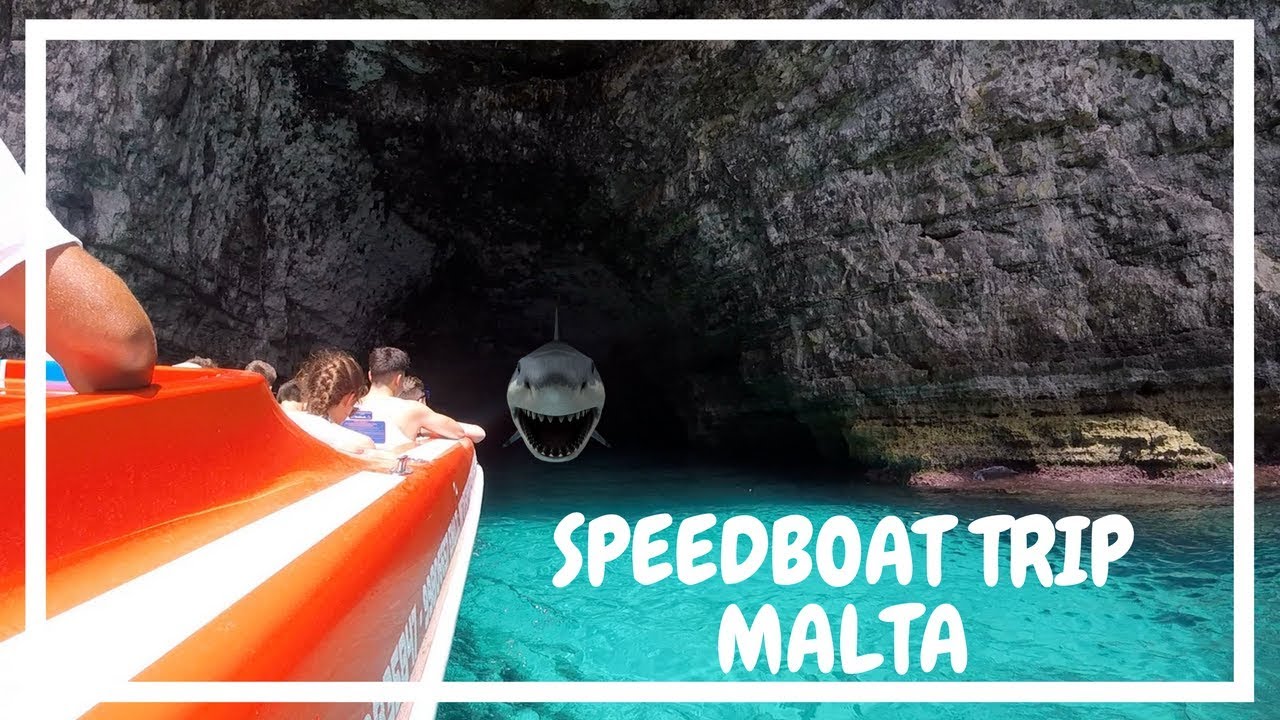 SPEED BOAT TRIP TO THE CAVES & BLUE LAGOON - MALTA - YouTube