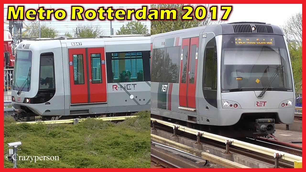Metro Rotterdam in April 2017 - YouTube