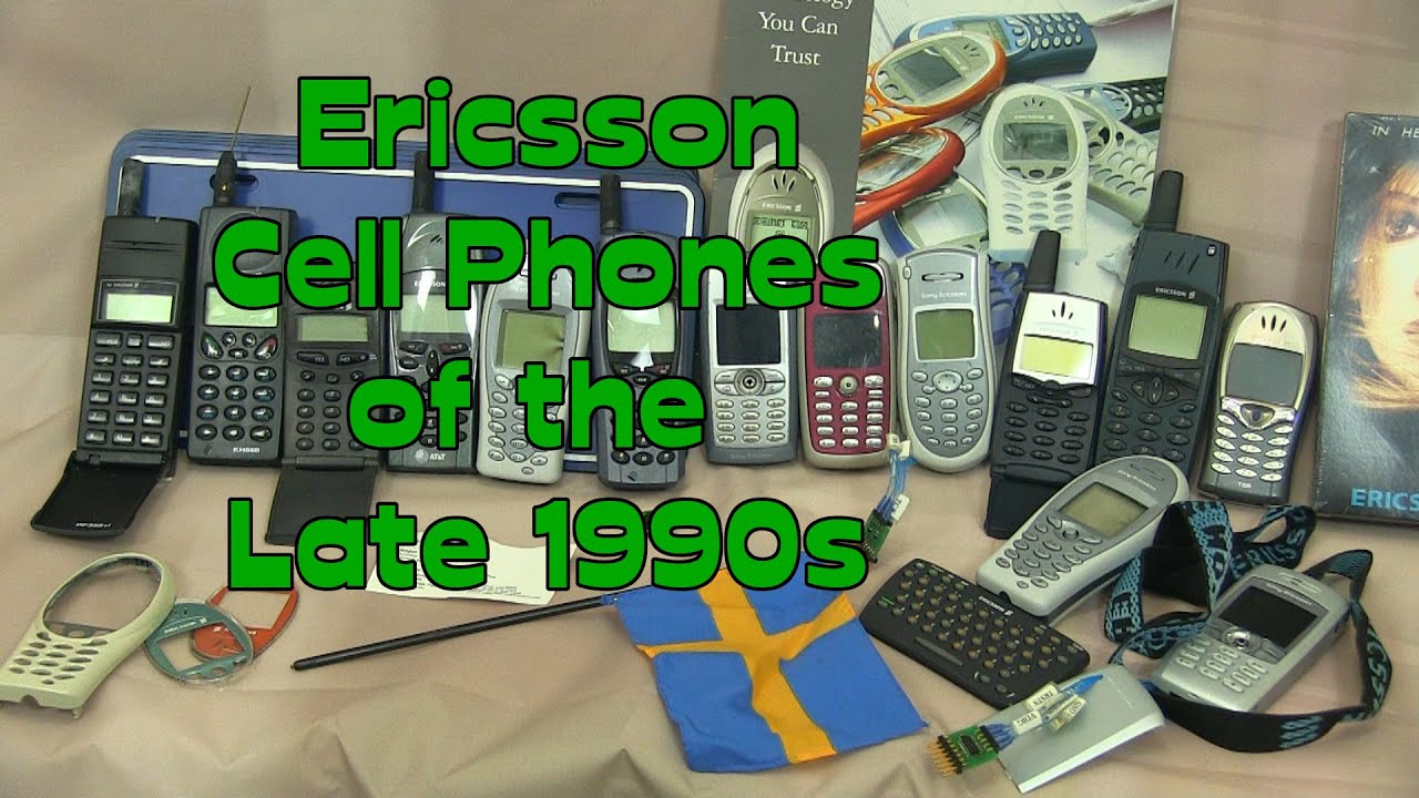 Ericsson cell phone prototypes from the late 1990s to early 2000s - YouTube