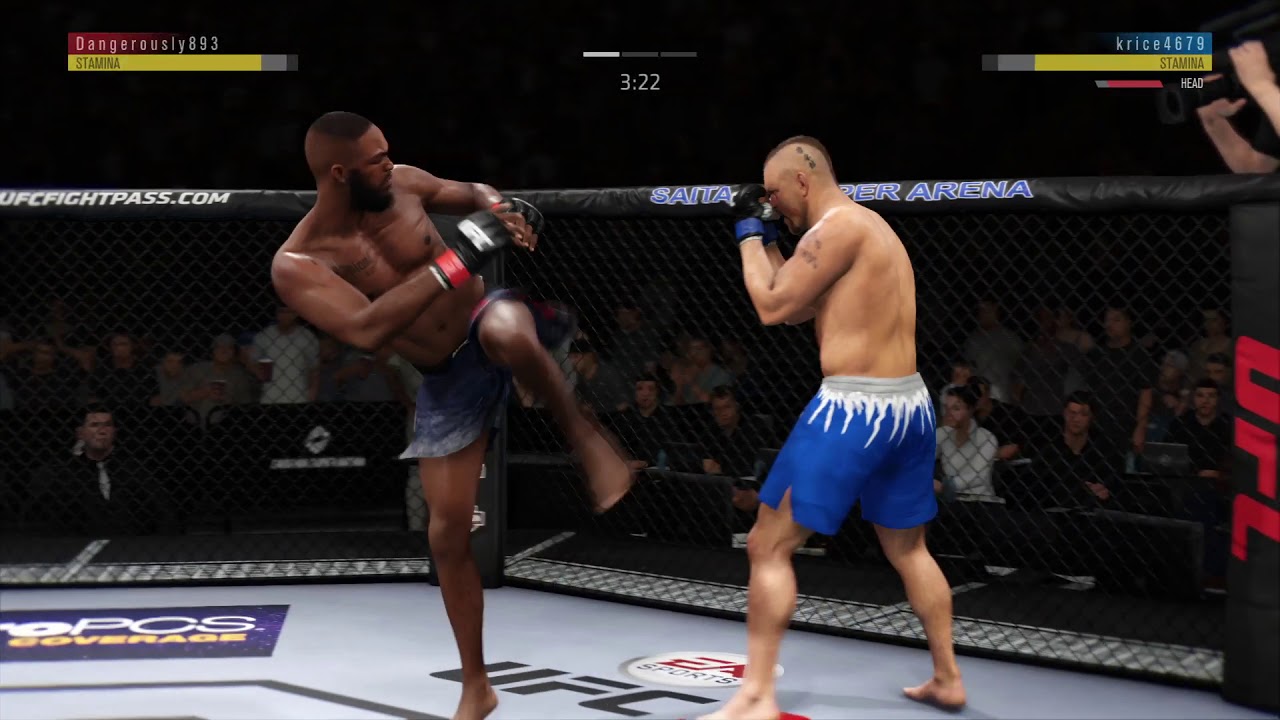 How to Play UFC 3 Online Cage and Distance Control - YouTube