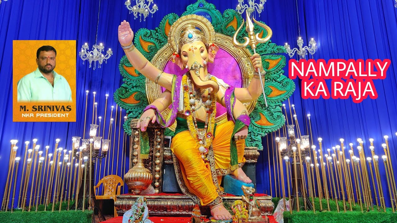 Nampally Ka Raja 2021 | Most Famous Ganesh of Hyderabad | Nampally ka ...