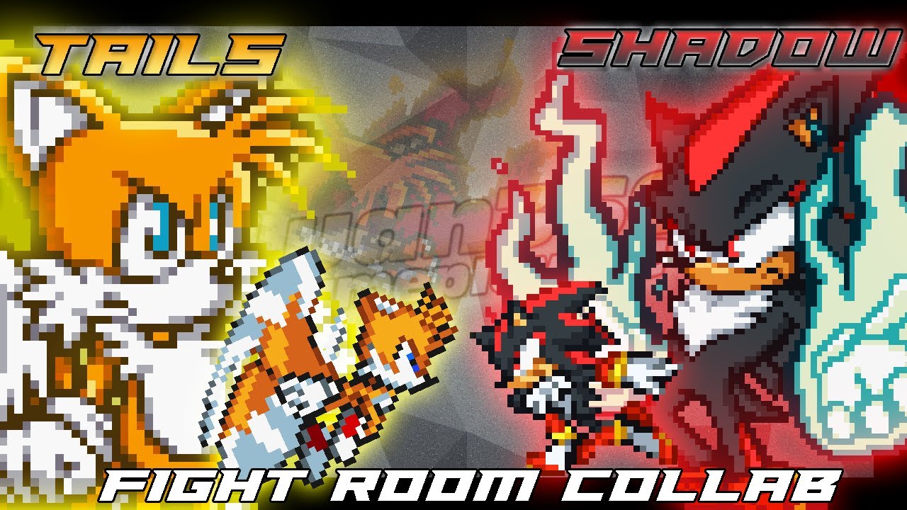 Tails Vs Shadow (Sprite Animation Collab) #DFRcollab - YouTube
