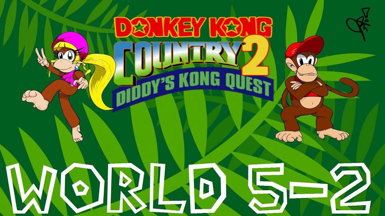 Donkey Kong Country 2 -- World 5-2: Haunted Hall - YouTube